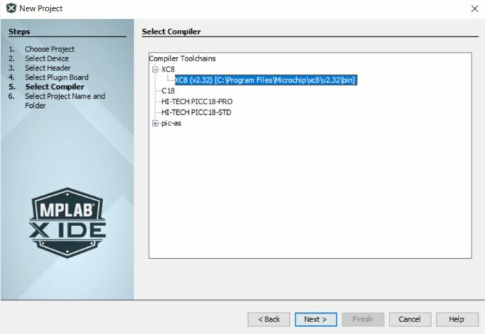 Crear proyecto en MPLAB y código para ON y OFF led - UNIT Electronics