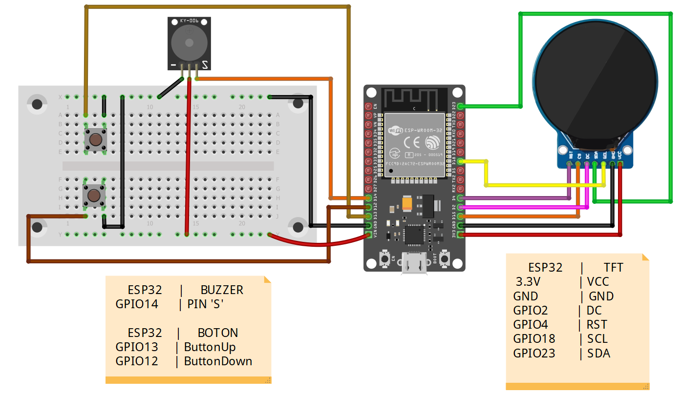 Crea un minijuego para Halloween con ESP32 y pantalla TFT LCD Circular ...